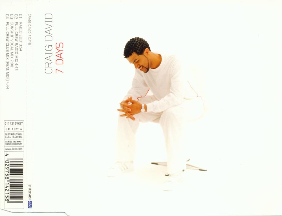 Vinyle Craig David, 1447 disques vinyl et CD sur CDandLP